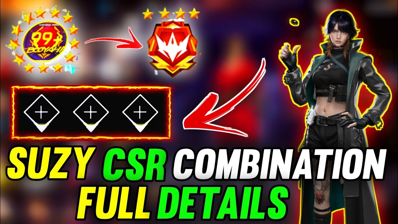 Suzy character Cs Rank Combination | Suzy character combination in free ...