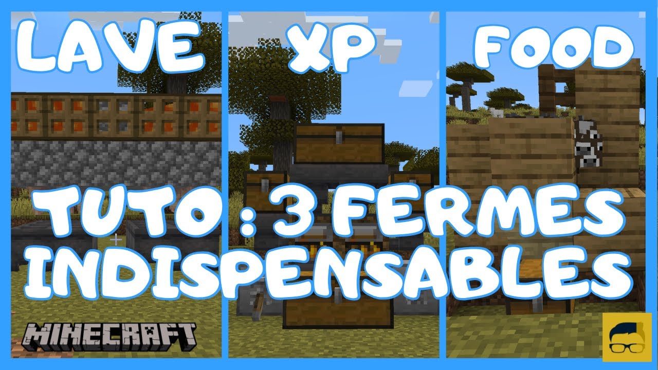 Les 3 MEILLEURS FERMES pour débuter votre survie sur Minecraft 1.19 ...