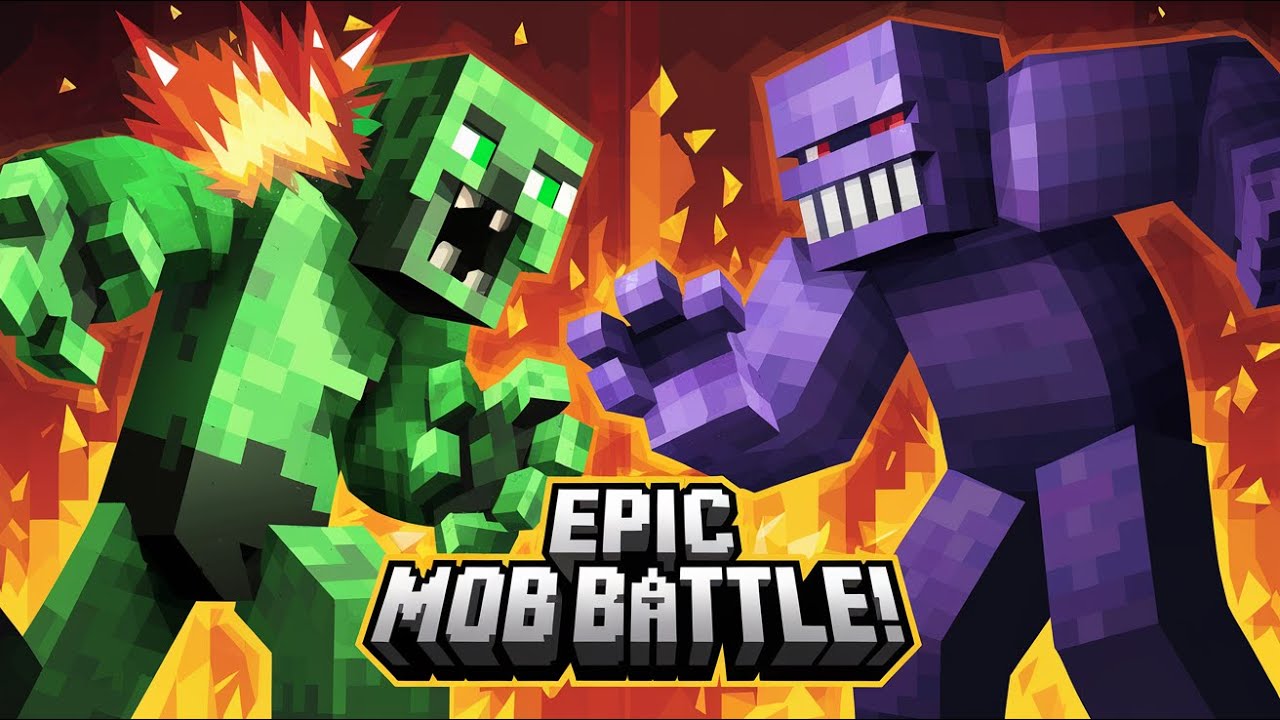 Minecraft Mob Battle! | Minecraft Mobs Fighting Each Other! | Minecraft ...