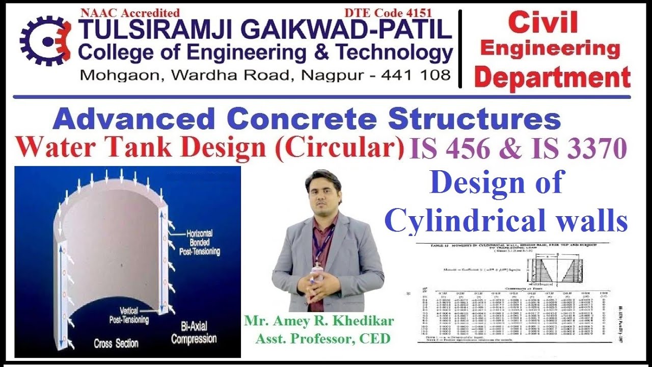 Advanced Concrete Structures: Design of Cylindrical walls of Circular W ...