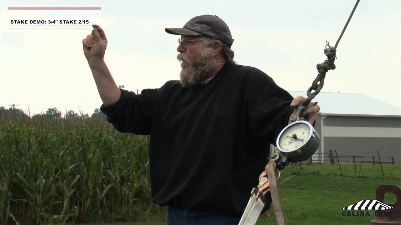 Stake Pull Demonstration (2/15) 15 ⅝" Short Stake - YouTube