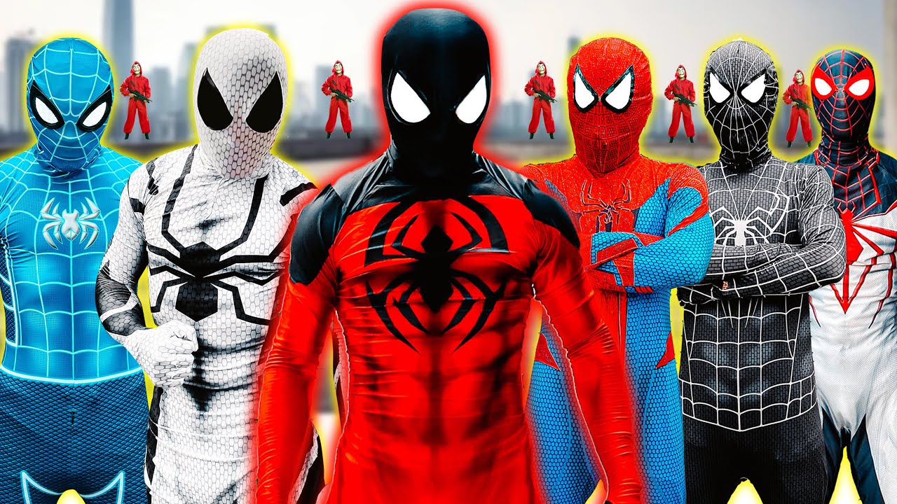 TEAM SPIDER-MAN vs BAD GUY TEAM | Where The Strongest Spider-man ...