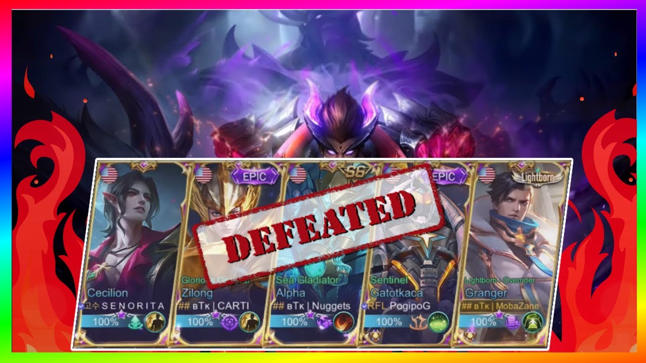 Beating BTK MobaZane, Carti, & Nugget | MLBB | 5 Man Rank | Yu-Zhong ...