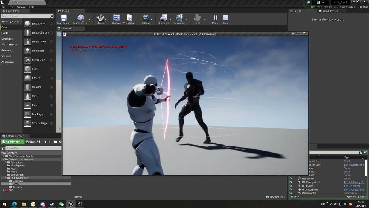Combat Demo - Physical Animation and AI [UE4] - YouTube