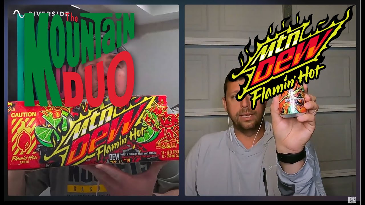 Mountain Dew Flamin' Hot Review | The Mountain Duo - YouTube