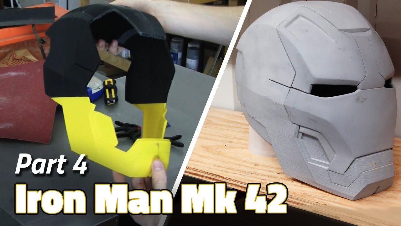 Filling and Sanding Misadventures | Iron Man Helmet Build - Part 4 ...