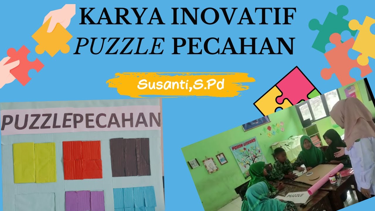 Pecahan | Matematika SD | Karya Inovatif Puzzle Pecahan - YouTube