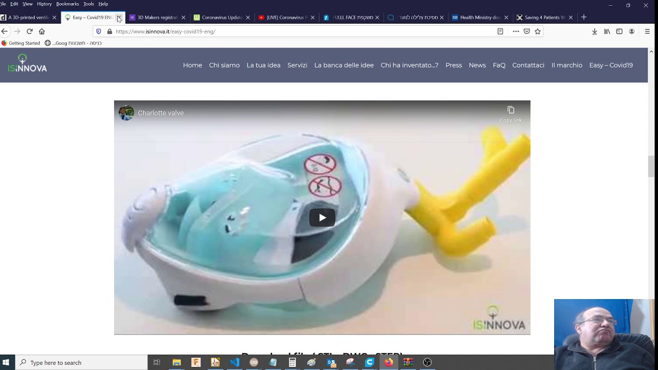 Action to Deal with Corona Call to Anybody with a 3d printer - YouTube