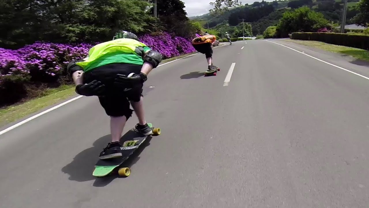 Longboarding Dunedin: North Road Crash Raw - YouTube