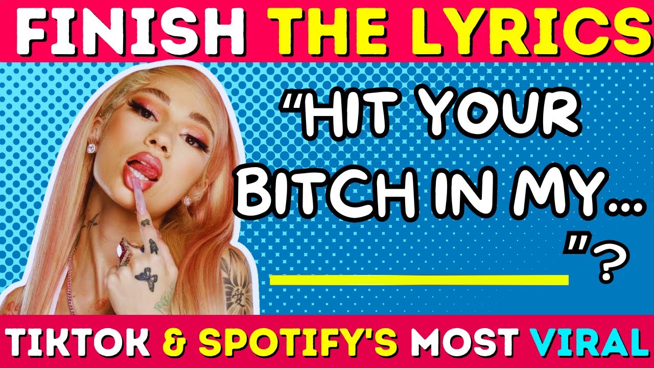 FINISH THE LYRICS - 2023 Most Popular Viral TikTok Songs 📢🎵 | Music ...