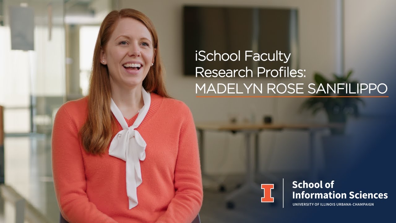 iSchool Faculty Research Profiles: Madelyn Rose Sanfilippo - YouTube