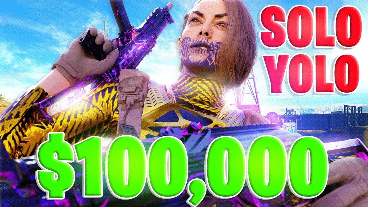 I WON THE $100,000 SOLO YOLO ON WARZONE!!!🏆 - YouTube