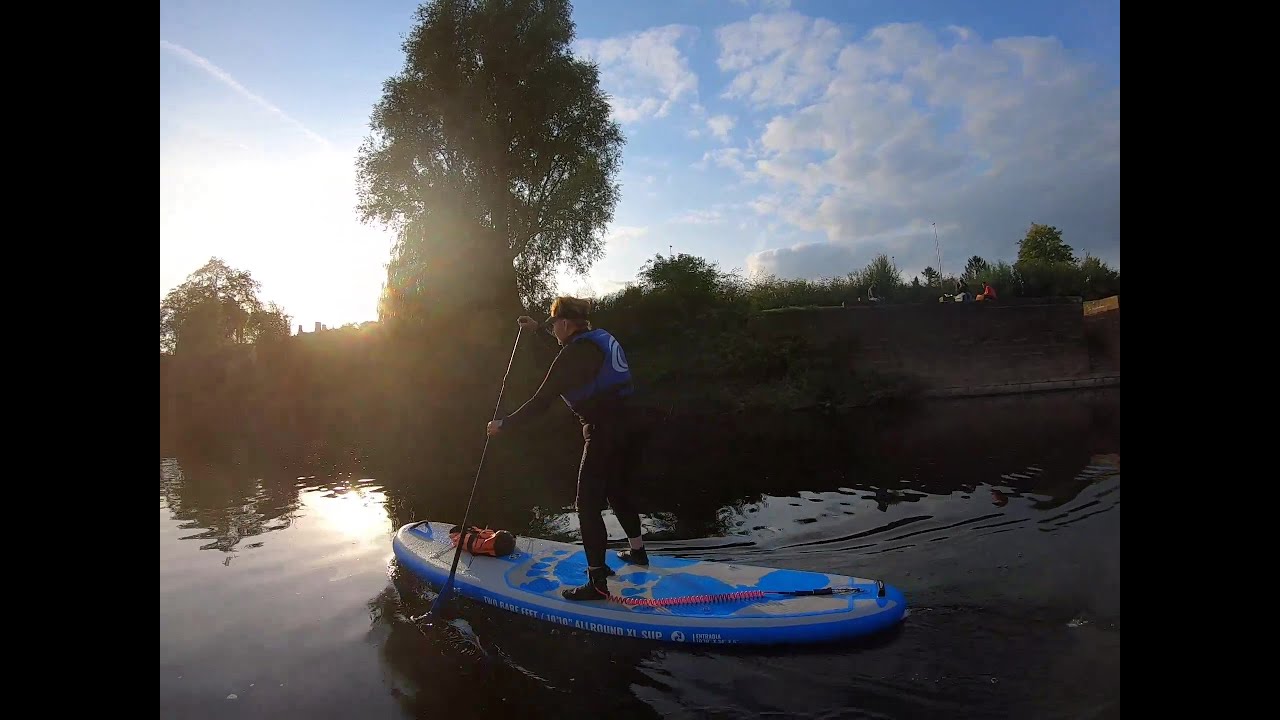 Stand Up Paddle Boarding - Disaster on the River Wye - YouTube