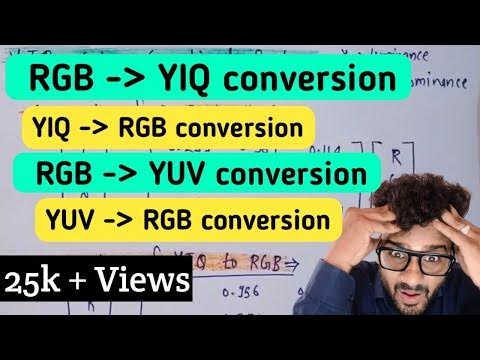 Conversion of RGB to YIQ and YIQ to RGB | Conversion of RGB to YUV and ...