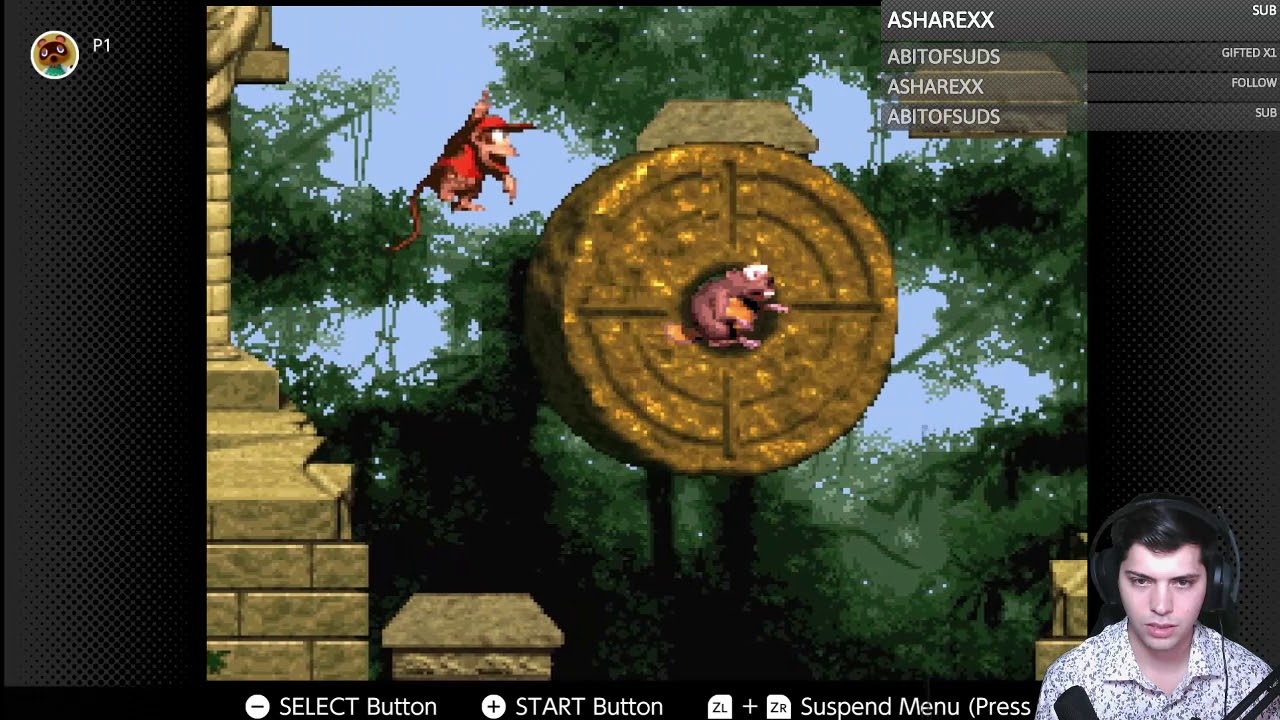 Donkey Kong Country, but we just keep rolling (part 6) - YouTube