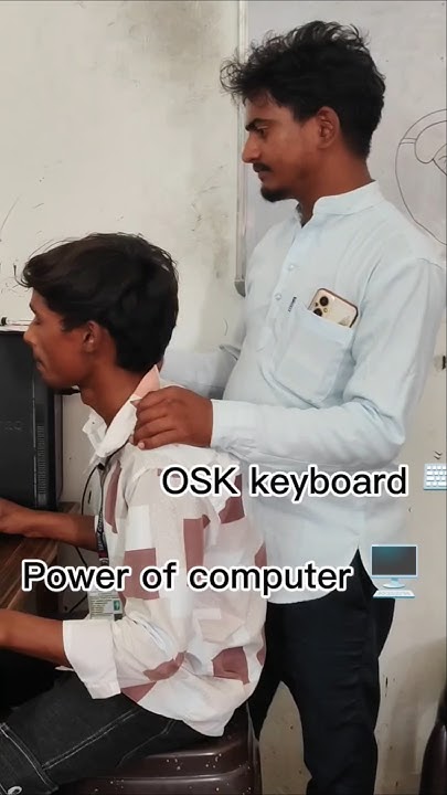 on screen keyboard kaise laye #osk #digital #computerknowledge #vansh digital education ...