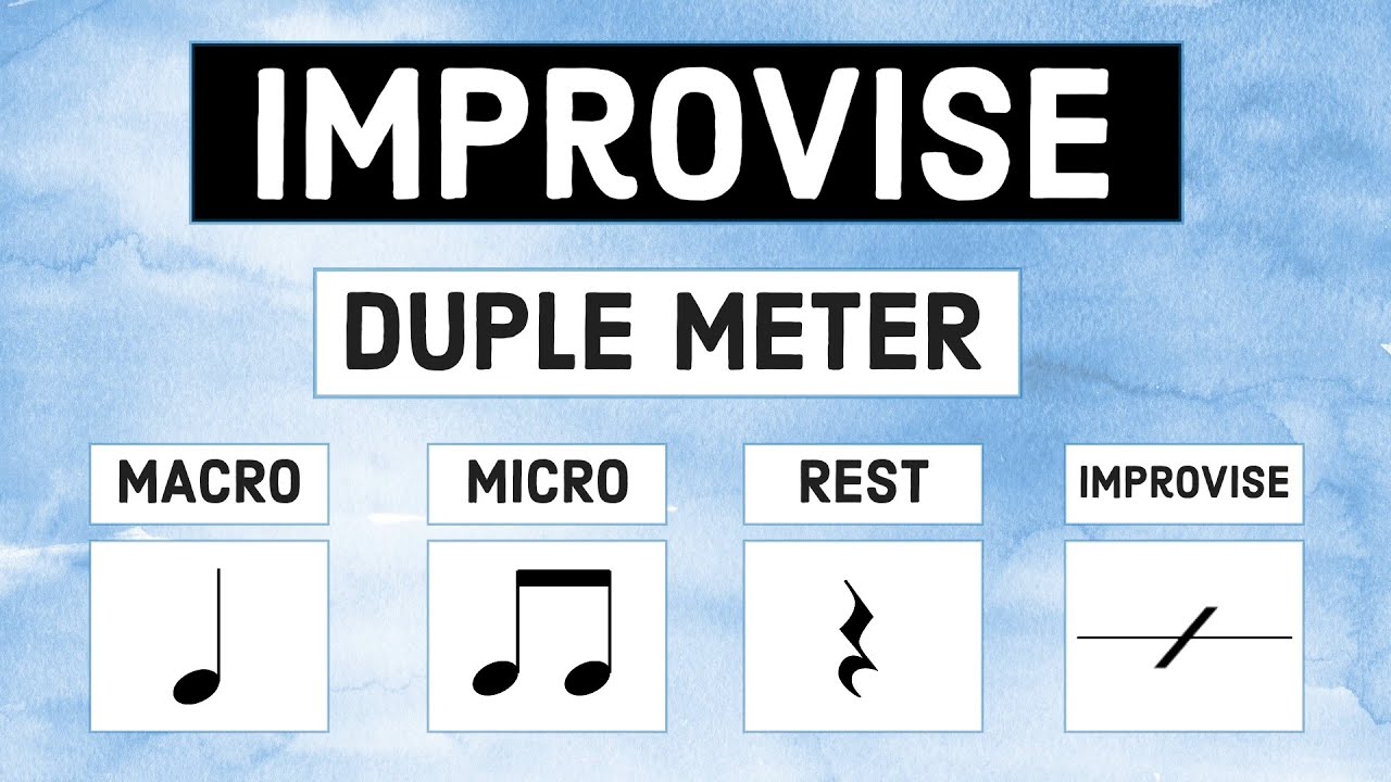 IMPROVISE Duple Meter: Macro / micro / Rest - YouTube