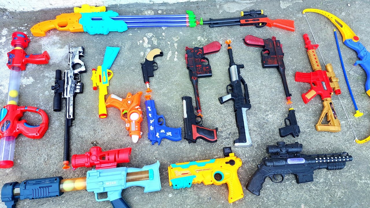 Nerf Gun, Water gun AK47 and M16 gun Gunman Soft Bullet gun, Captain ...