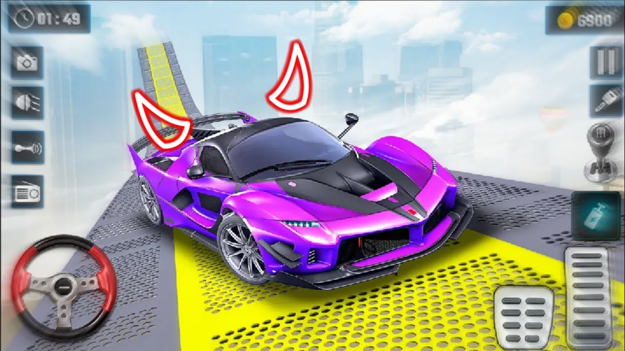 Epic Ramp Car Racing - Impossible 3D Car Stunts On Android #cars - YouTube