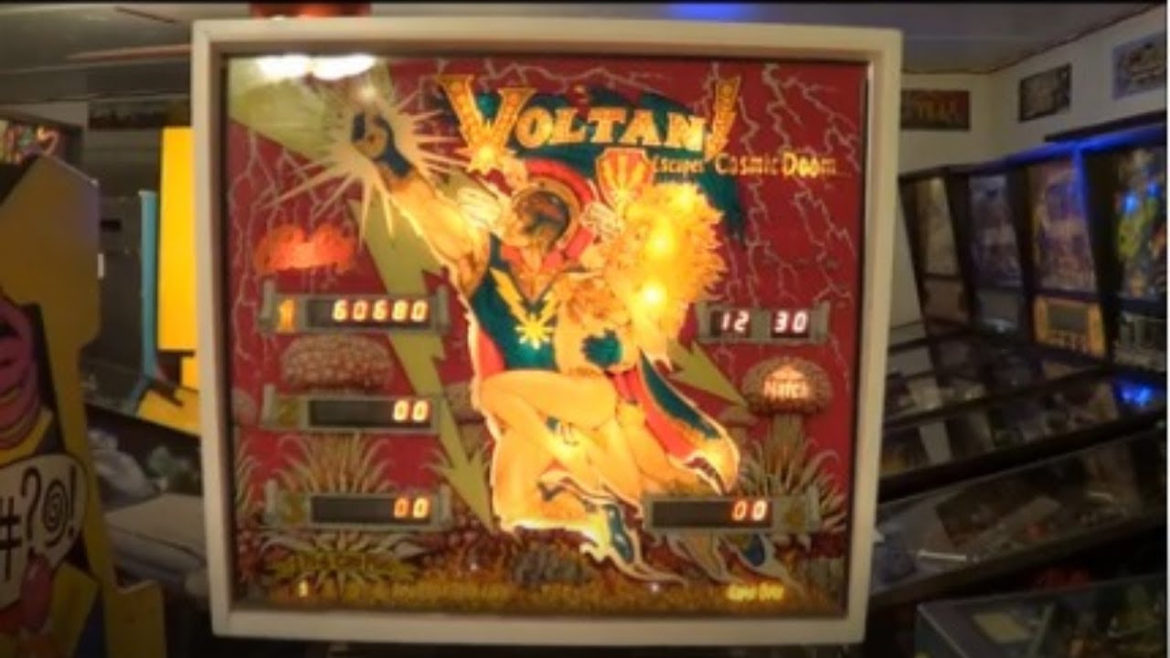 VOLTAN ESCAPE FROM COSMIC DOOM PINBALL - BY BALLY 1979 - YouTube