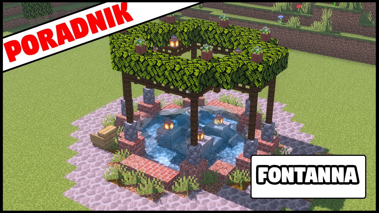 Minecraft - Idealna Fontanna Do Parku - YouTube