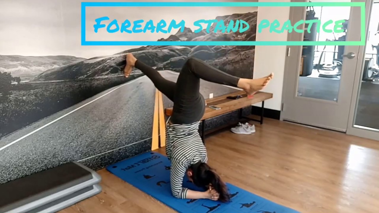 Practice for forearm or scorpion pose - YouTube