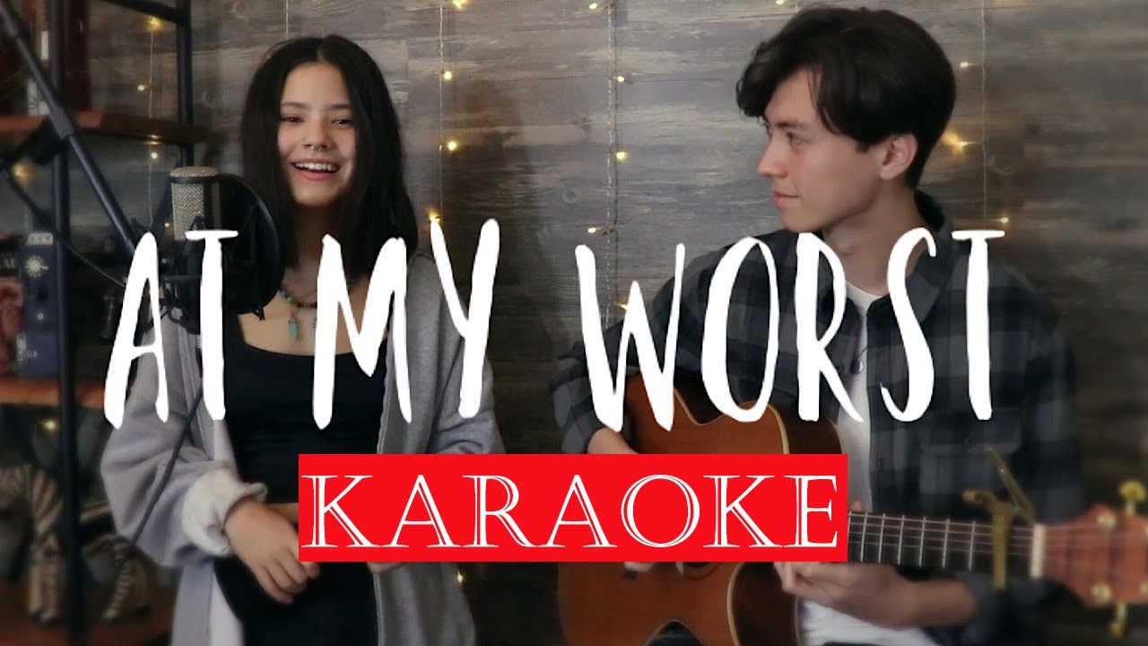 Pink Sweat$ - At My Worst [Karaoke] - Acoustic cover by Andrew Foy Ft ...