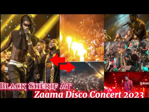 Black sherif Shockingly made a history, tuned up the show upside down ...