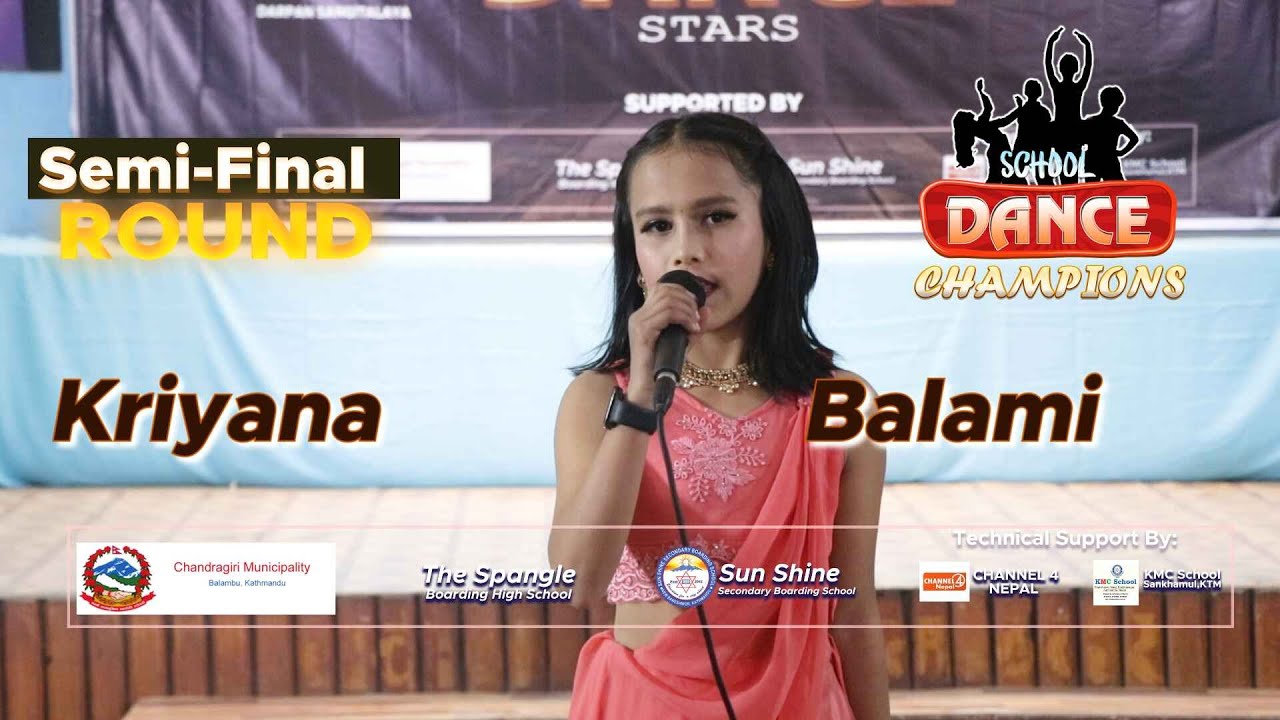 School dance Champions 2025 | Semi Final | Kriyona Balami - YouTube