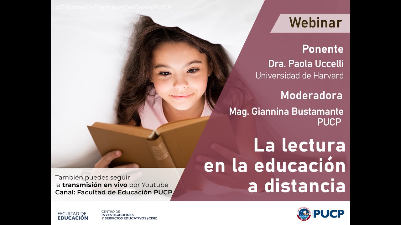 Webinar: La lectura en la educación a distancia - YouTube