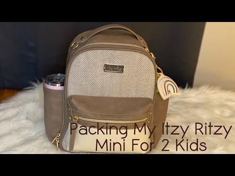 How I Pack My Itzy RItzy Mini For 2 Kids - YouTube