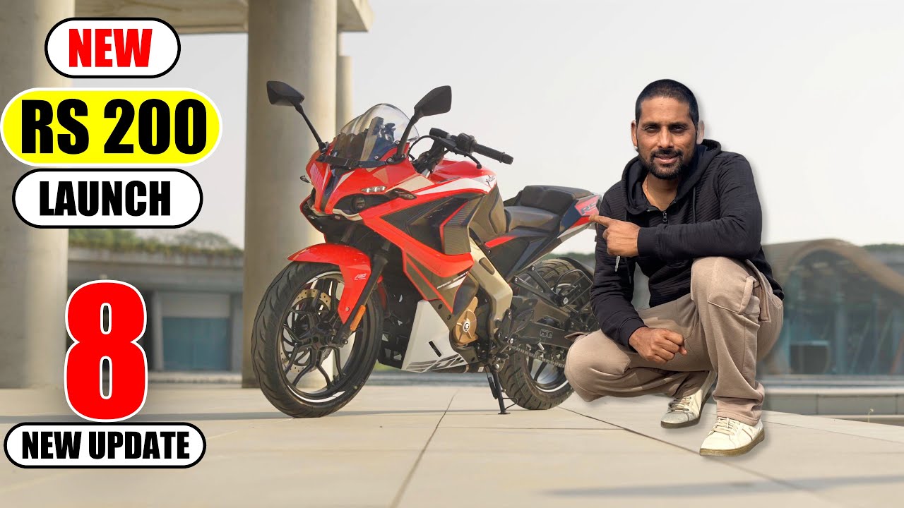 New Bajaj Pulsar RS 200 V2 2025 Model Launch With 8 Update "Best bike ...
