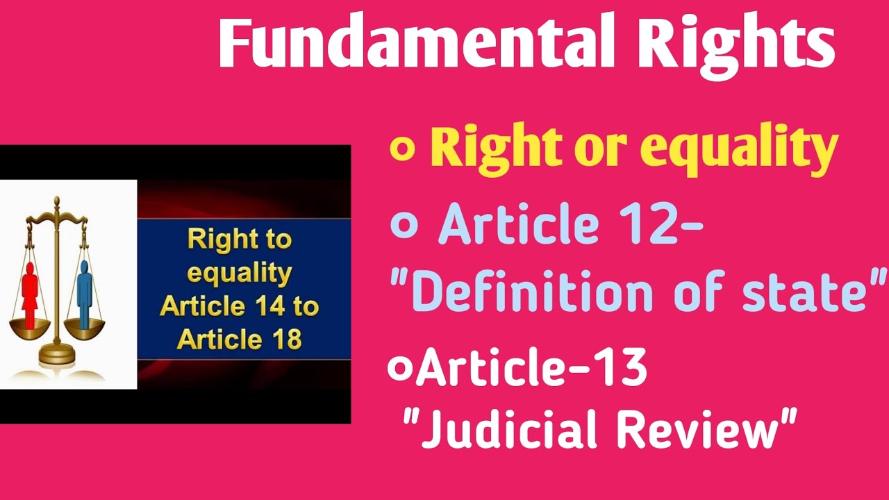 Fundamental Rights of Indian constitution/Indian constitution part3 ...