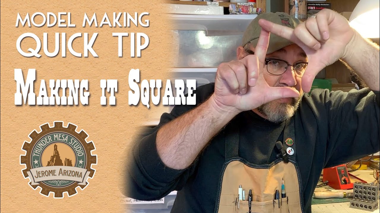 Model Making Quick Tip: Making it Square - YouTube