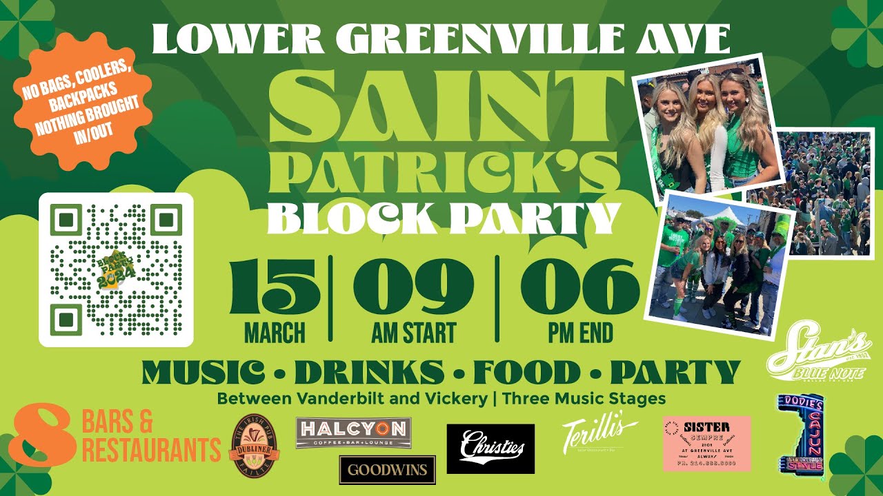 St. Patrick's Day Block Party 2025 - YouTube