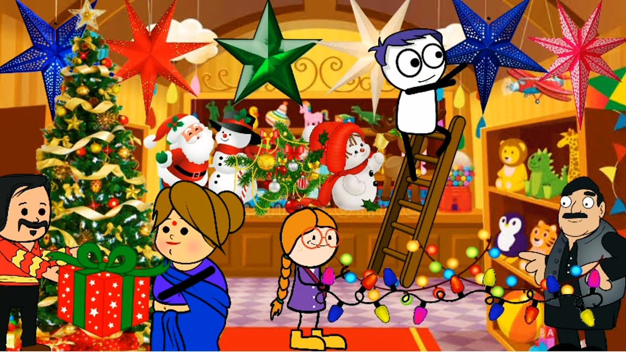 கிறிஸ்துமஸ் ஸ்டாரு💫🎅 மாட்டுவோம் பாரு🎄🎅| kanyakumari cartoon creator ...