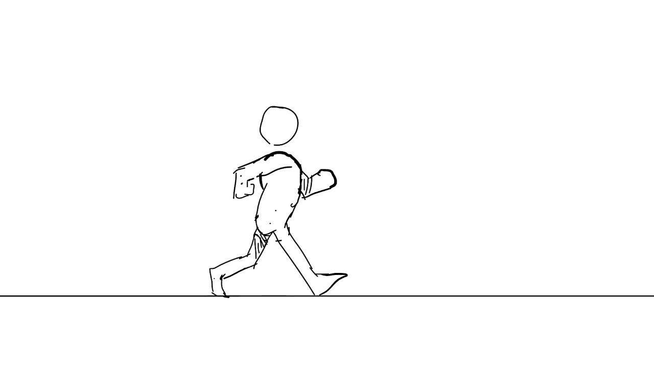 walk cycle with emotion - YouTube