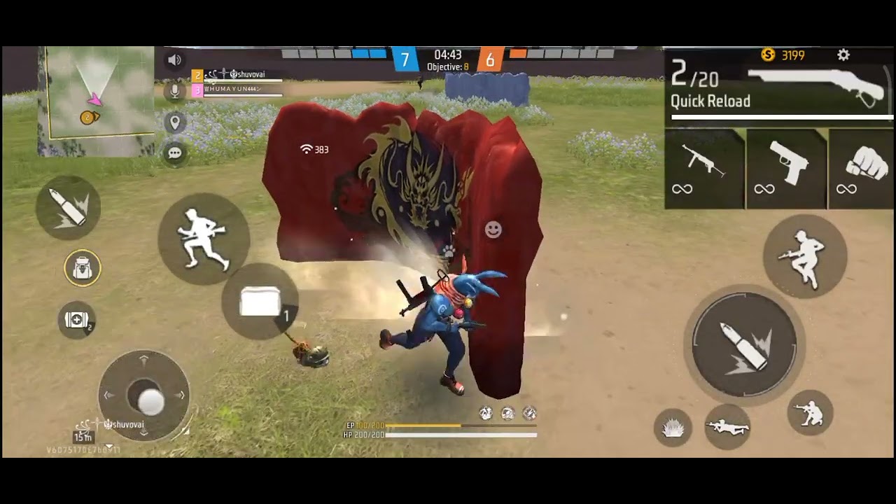 When Im Custom in high ping,,,😭😭ff - YouTube