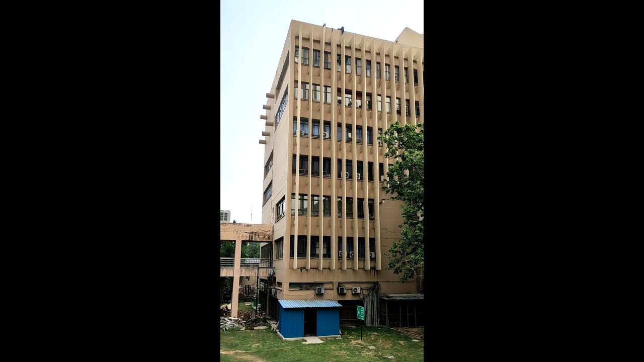 IIT Delhi Main Building from CARE Department | Amazing View | The ...