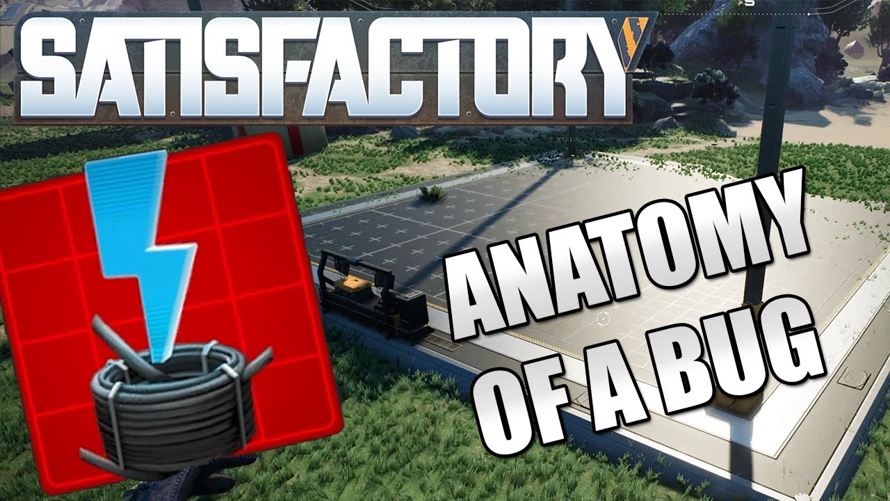 Blueprints can STEAL your cables! Satisfactory cable bug - YouTube