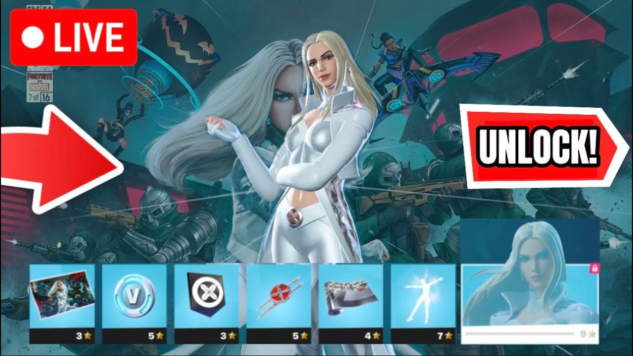 UNLOCKING *EMMA FROST* IN FORTNITE ABSOLUTE DOOM! (SEASON 4) - YouTube