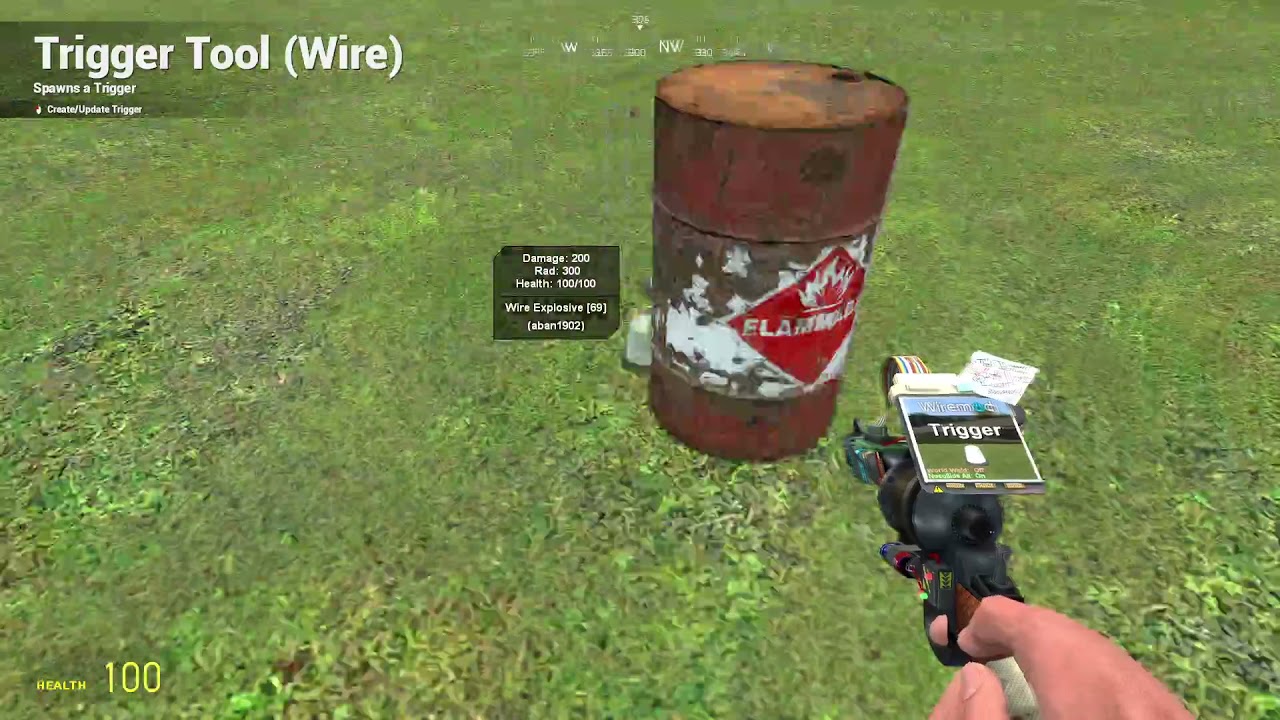 (wiremod) Trigger explosives - YouTube
