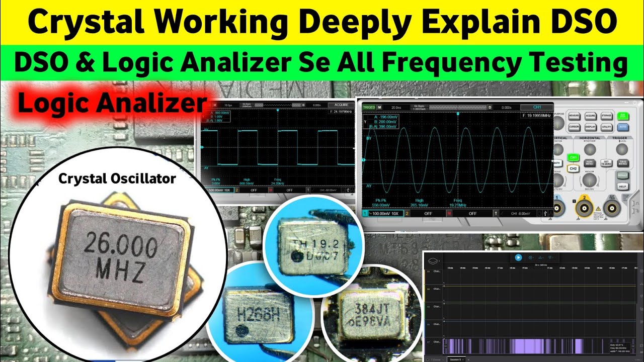 Crystal Ka 4 Type Frequency Test With DSO Or Experiment Deeply Explain ...