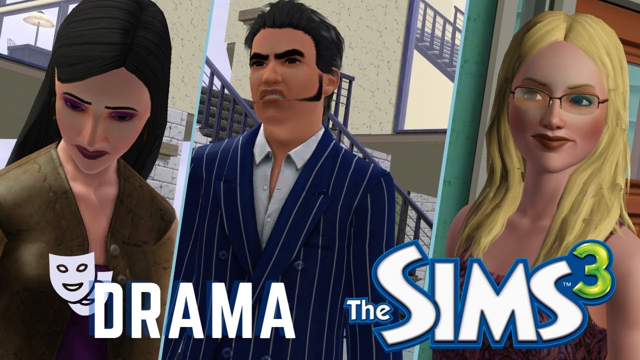 Dramy w The Sims 3 - Jolina i Wolff | Pomysły na grę - YouTube