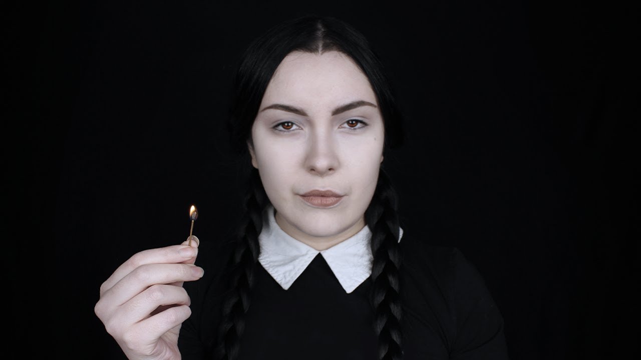 Wednesday Addams | Halloween Makeup Tutorial - YouTube