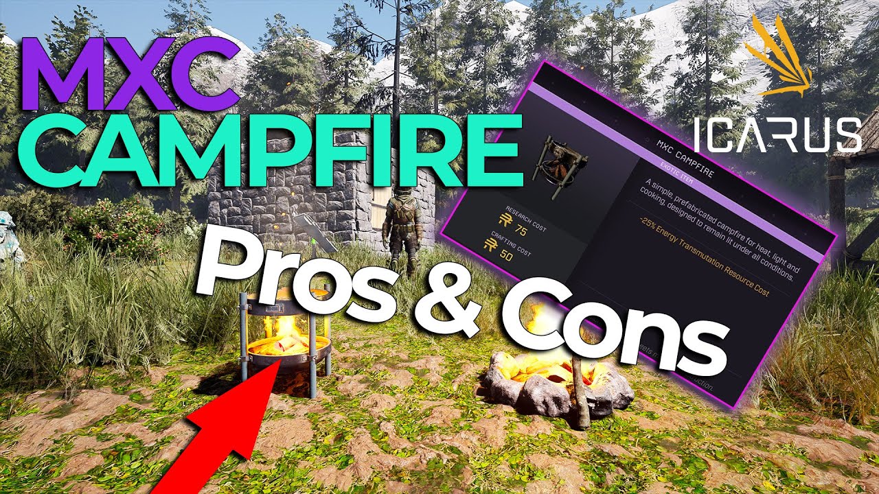 WORKSHOP EXOTIC MXC CAMPFIRE PROS & CONS IN ICARUS WORTH IT? - YouTube