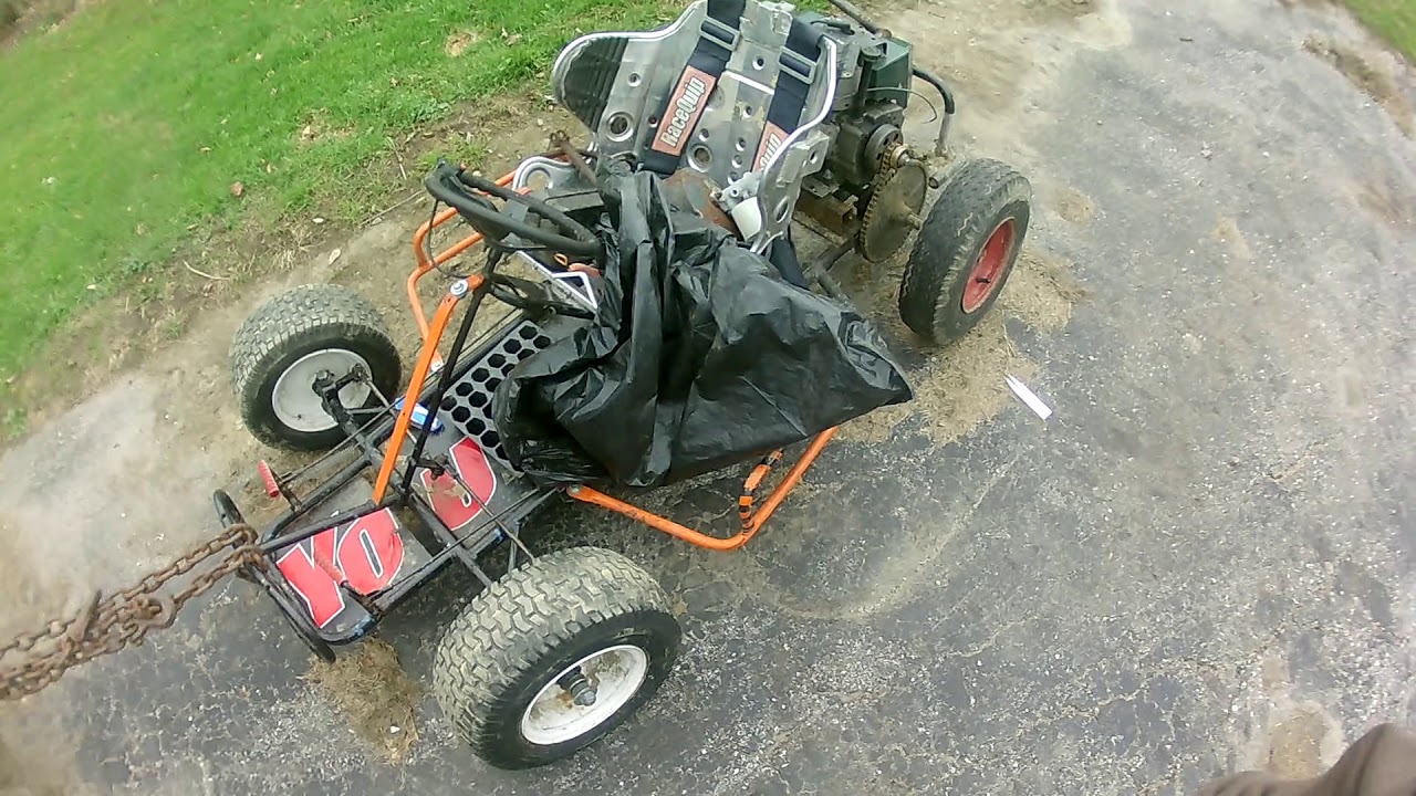 6.5hp go kart truck motor swap thoughts - YouTube