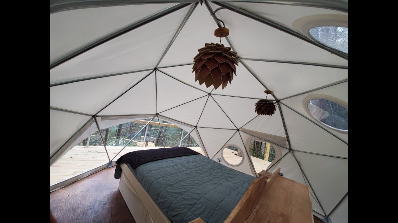 Dome Town Treehouses! Red River Gorge, KY (Cloud, Puma & Turtle) Canopy ...