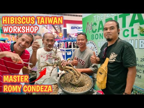 HIBISCUS TAIWAN WORKSHOP+ART CAPITAL BONSAI CLUB EXHIBIT AT SM CENTER ANGONO JUNE 24 TO JULY 2 ...
