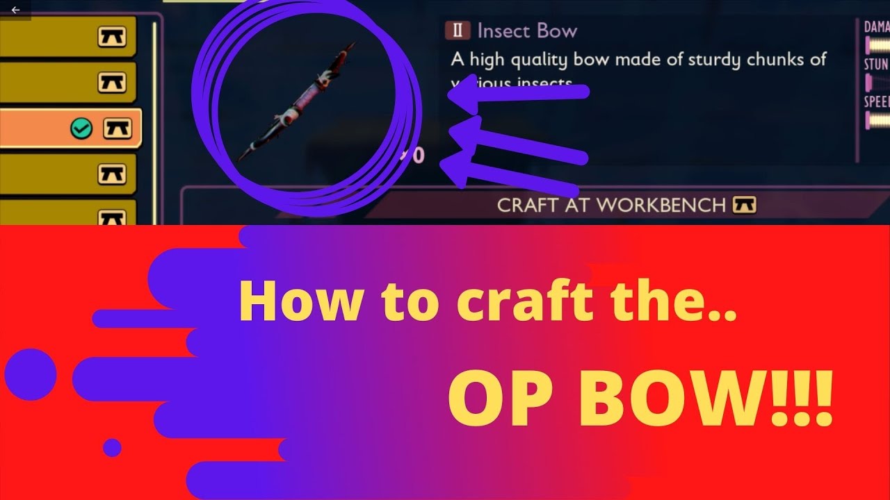 How to make the Insect (Tier 2) Bow in Grounded!!! - YouTube